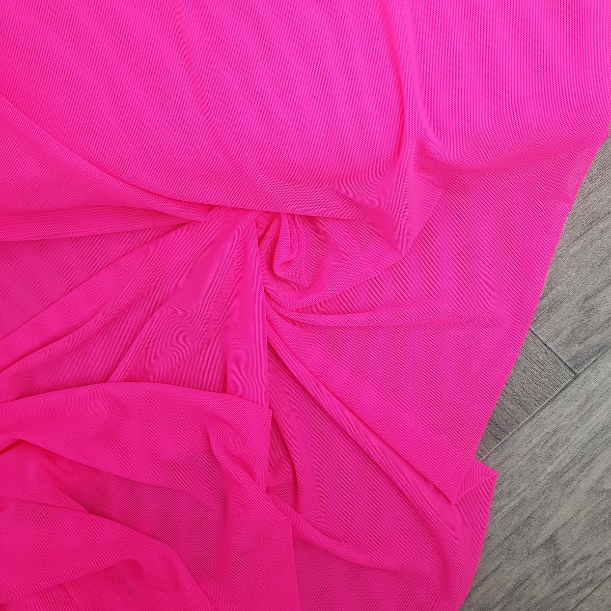 Stretch soft mesh neon pink fabric – BlueMothFabrics